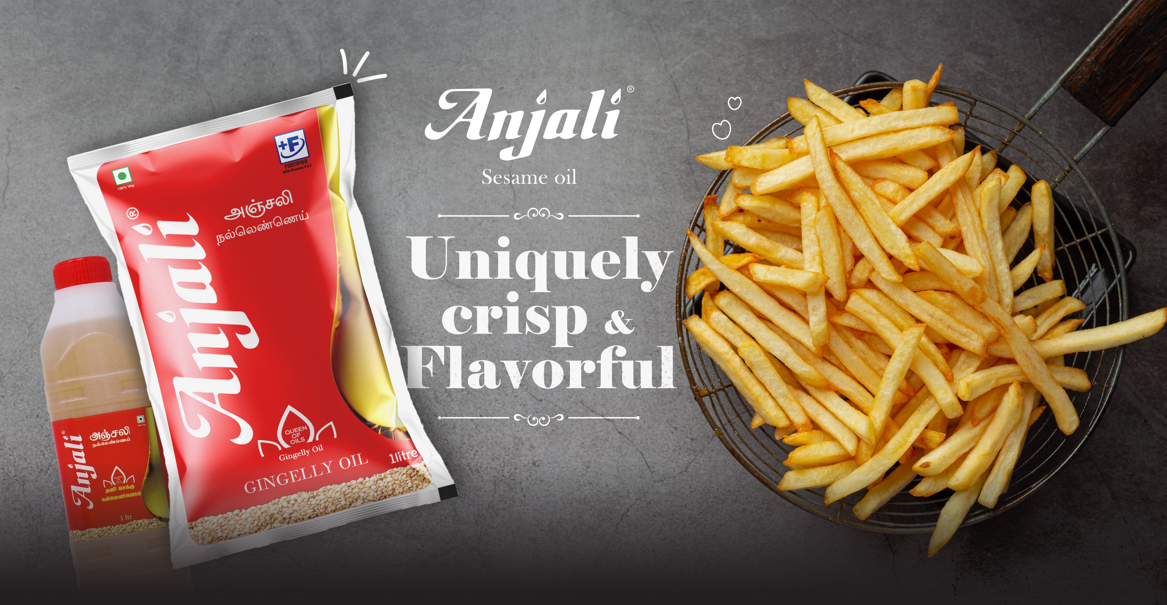 Anjali Sesame oil, gingelly oil, ground nut oil, pulses, rice & millets ...